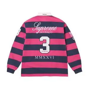 Supreme X La Martina Ss26 Rugby Shirt - Stripe