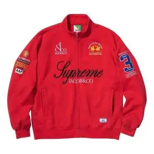 Supreme X La Martina Ss26 Zip Up Sweatshirt - Red