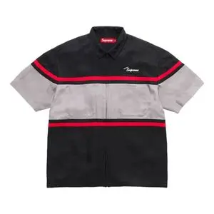 Supreme Ss26 Silk Zip Up S/s Shirt
