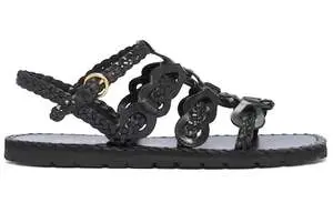 Prada Braided Leather Sandals