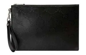 Gucci Gg Embossed Pouch