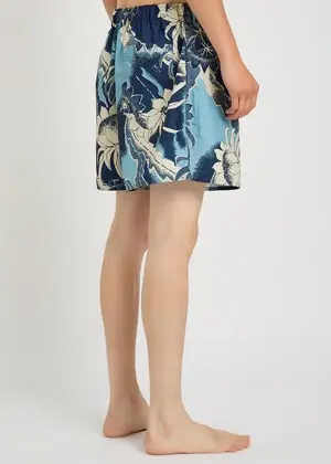 JW Anderson Hawaiian Printed Shell Swim Shorts