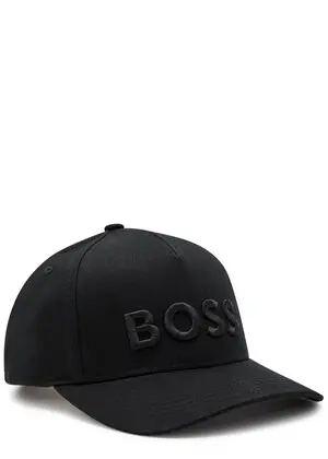 BOSS Seth Logo-embroidered Twill Cap - Black
