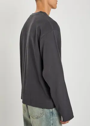 WON HUNDRED Steven Cotton-knit T-shirt - Black