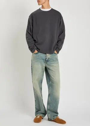 WON HUNDRED Steven Cotton-knit T-shirt - Black