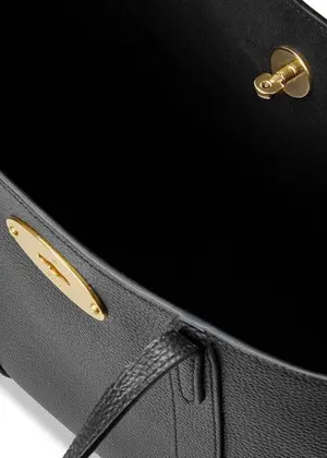 Mulberry Bayswater Mini Grained Leather Cross-body Bag - Black