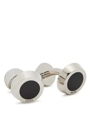 BOSS Simony Enamelled Cufflinks