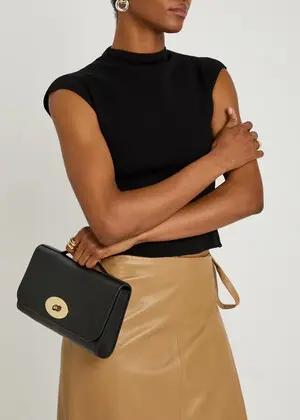 Mulberry Lily Vesta Nappa Leather Clutch