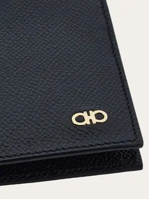 FERRAGAMO Gancini-plaque Leather Wallet