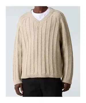 Studio Nicholson X Aaron Levine Sussex Virgin Wool V-neck Sweater
