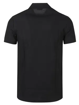 Burberry Check Collar Short Sleeved Polo Shirt