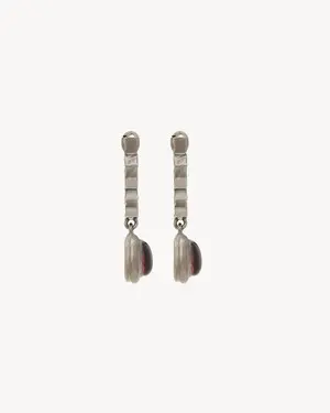 Saint Laurent Cassandre Cabochon Earrings