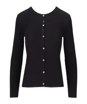 P.a.r.o.s.h Long-sleeved Knitted Cardigan - Black