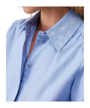 Liu Jo Bejewelled Oxford Shirt
