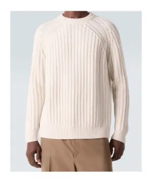 ALLUDE Ribbed-knit Wool And Cashmere Sweater