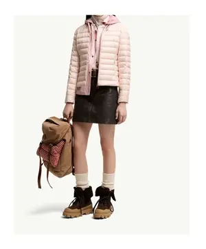 Moncler Igelhood Zip-up Short Padded Jacket - Pink