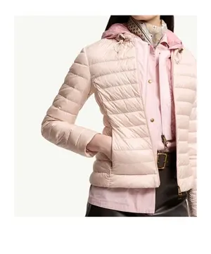 Moncler Igelhood Zip-up Short Padded Jacket - Pink