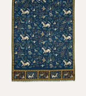 DRAKE'S LONDON Printed Scarf