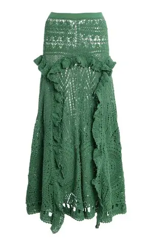 Ulla Johnson Floretta Crochet Maxi Skirt