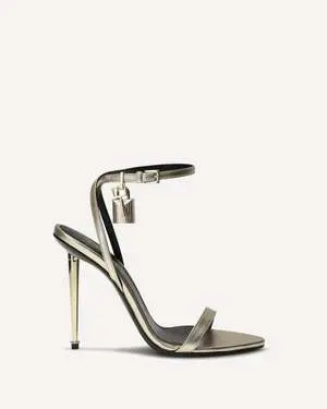 TOM FORD Patent Leather High Heel Pumps - Gold
