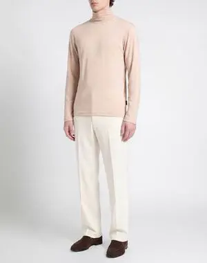 TAKESHY KUROSAWA Turtleneck Blush Size Tencel, Wool, Elastane