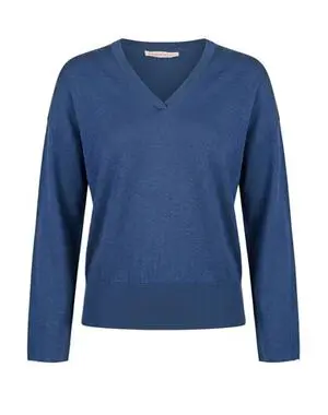 PUROTATTO Sweater Slate Size Silk, Cashmere - Blue