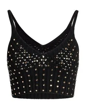FORTE_FORTE Top Mustard Size Cotton - Black