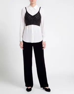 FORTE_FORTE Top Mustard Size Cotton - Black