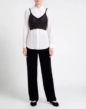 FORTE_FORTE Top Mustard Size Cotton - Black