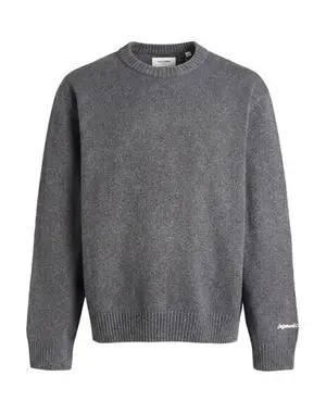 JACK & JONES Sweater Copper Size Cotton, Polyester, Acrylic, Elastane - Grey