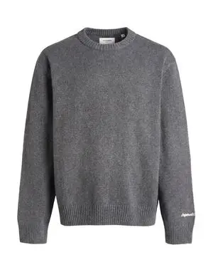JACK & JONES Sweater Copper Size Cotton, Polyester, Acrylic, Elastane - Grey