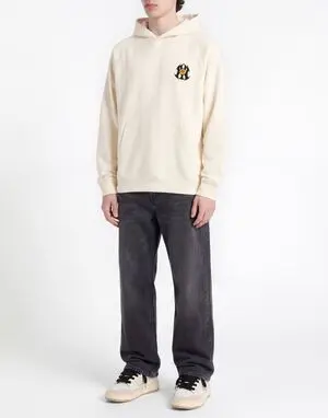 BARROW French Terry Hoodie With Appliqué And Beads