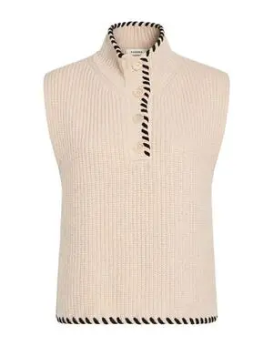 Sandro Turtleneck Size Wool, Polyamide - Beige