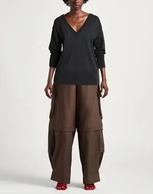 Alpha Studio The Fine Essentials Sweater Charcoal Size Cashmere