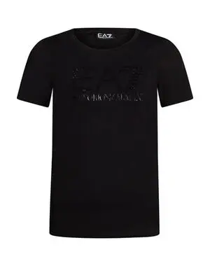 EA7 T-shirt Size Cotton, Elastane - Black