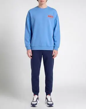 EA7 Sweatshirt Sky Size Cotton - Blue