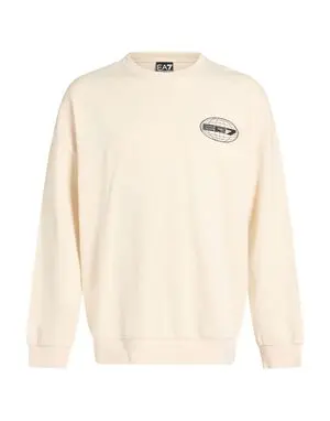 EA7 Cotton Sweatshirt - White