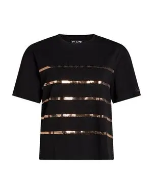 EA7 T-shirt Size Organic Cotton, Modal, Elastane