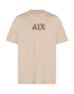 Armani Exchange T-shirt Sand Size Cotton - Beige