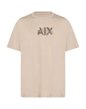Armani Exchange T-shirt Sand Size Cotton - Beige