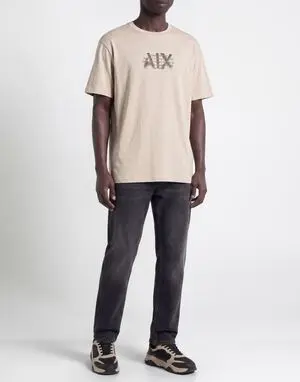 Armani Exchange T-shirt Sand Size Cotton - Beige