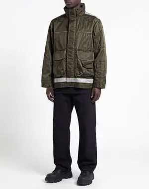 SPIEWAK Overcoat & Trench Coat Chocolate Size Nylon - Green