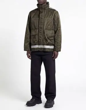 SPIEWAK Overcoat & Trench Coat Chocolate Size Nylon - Green