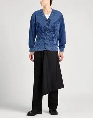 DIESEL® Cotton Cardigan With Eagle Graphic