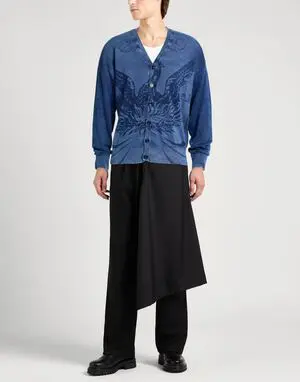 DIESEL® Cotton Cardigan With Eagle Graphic