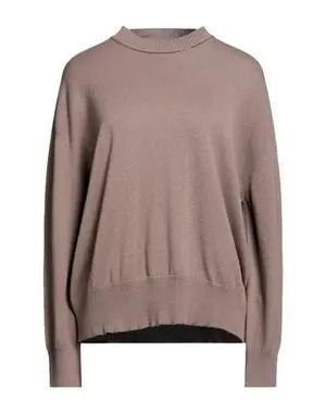 Fabiana Filippi Sweater Mauve Size Cashmere, Ecobrass - Grey