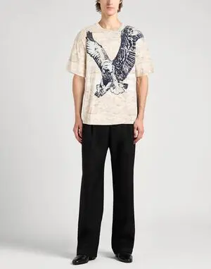 DIESEL® T-shirt Cream Size Cotton