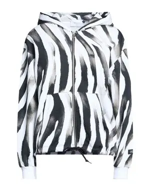 SHOE Zebra-print French Terry Hoodie