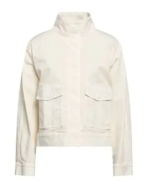 Peserico Easy Jacket Ivory Size Cotton, Elastane