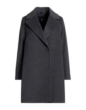 Cinzia Rocca Icons Coat Charcoal Size Wool, Polyamide, Cashmere - Grey